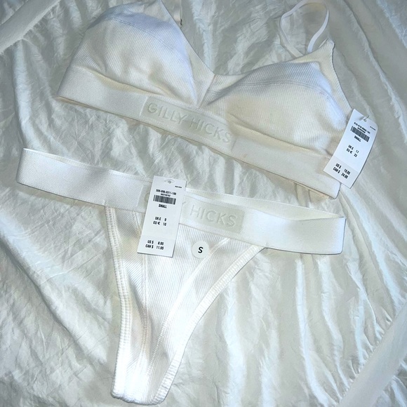 Gilly Hicks | Intimates & Sleepwear | Nwt Gilly Hicks White Bralette ...
